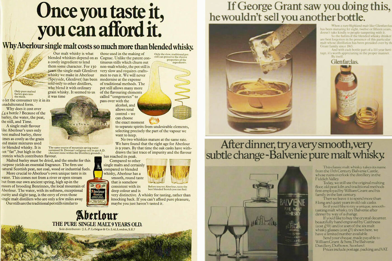 Advertising single malt whisky (1950s to 1980s) – Edinburgh Whisky Academy
